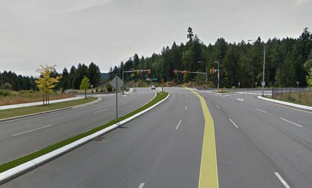 Leigh Road at Highway 1 Overpass, Victoria, British Columbia - Raylec Power